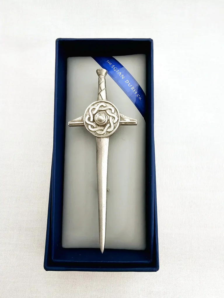 Celtic Sword Matte Kilt Pin - Kiltpin Scotland